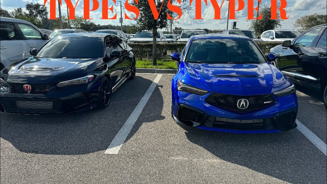 TYPE R VS TYPE S #typer #civictyper #types #acura #honda #jdm #boosted ...