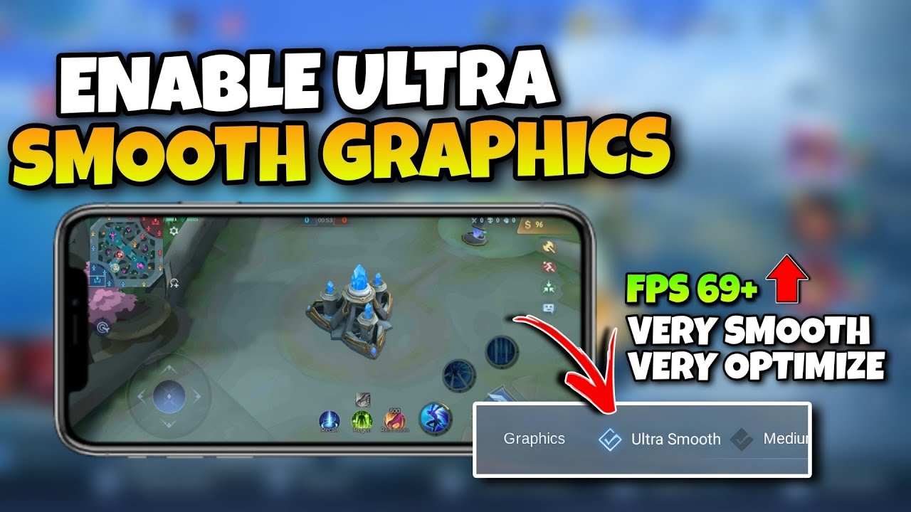 NEW ULTRA SMOOTH GRAPHICS ON MOBILE LEGENDS NO LAG NO FPS DROP!! BEST ...