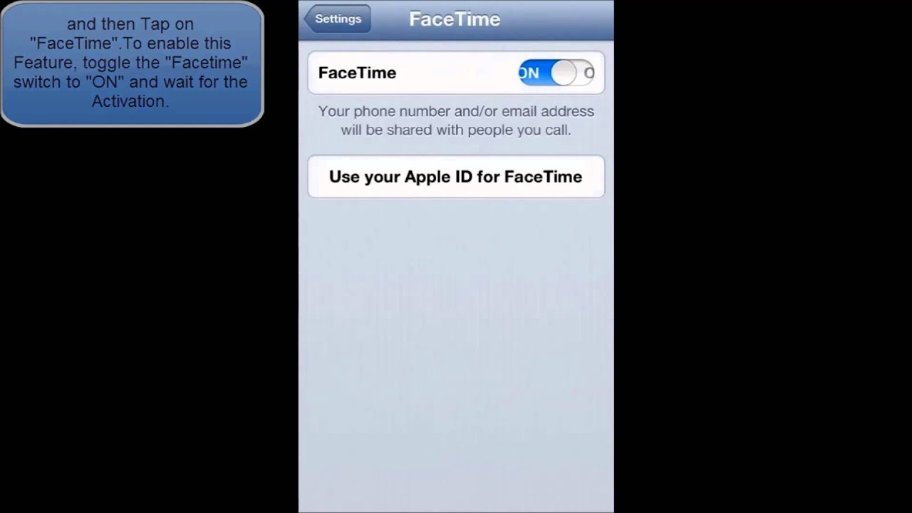 HOW TO ENABLE OR DISABLE FACETIME IN IOS 6 (IPHONE 5) - YouTube
