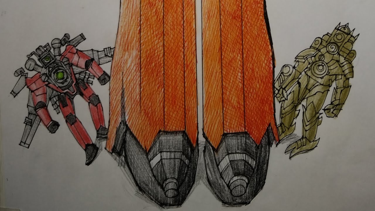 Titan clockman+ Titan sonar man upgrade วาดง่ายๆ - YouTube