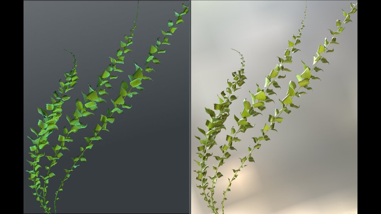 Preview «Ivy Growth» (Tutorial + Scene) | MODO 11.2 | 12.0 - YouTube