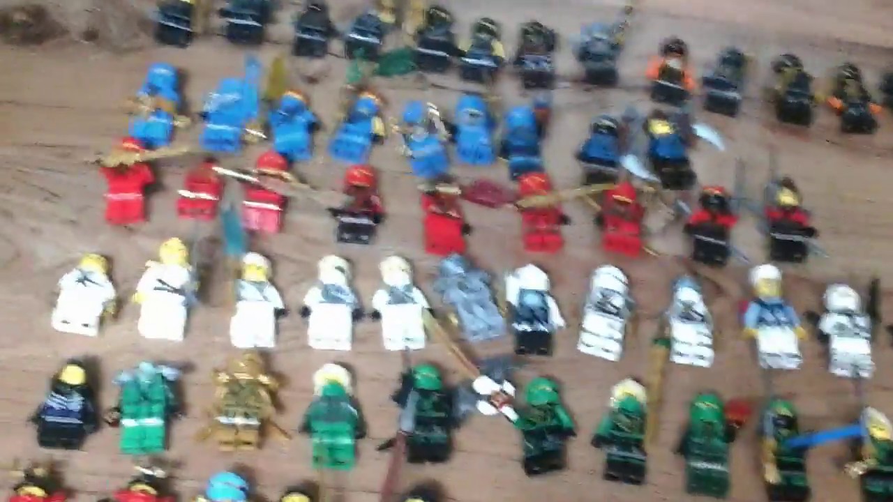 Lego Ninjago ninja minifigure collection - YouTube