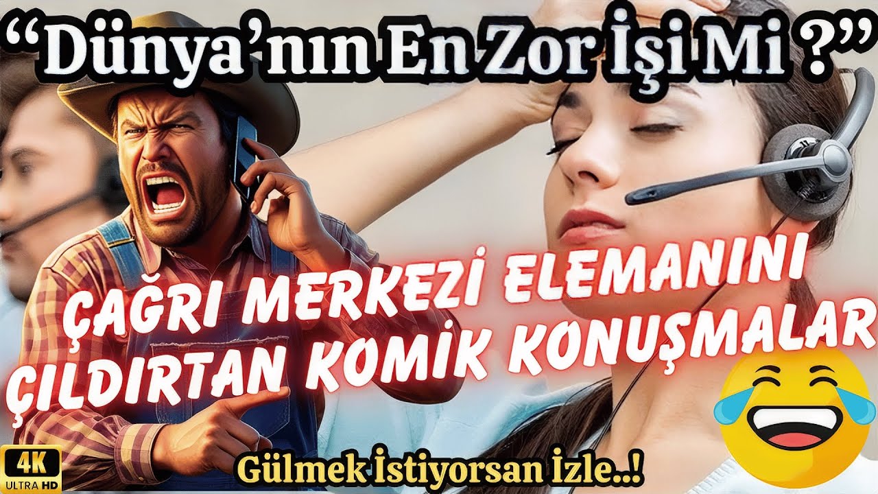 Çağrı Merkezi Çalışanını Çıldırtan Komik Gerçek Olaylar 😂 - Gülmekten ...