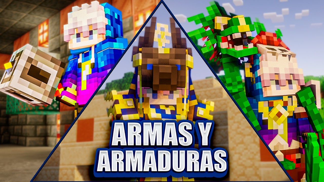 10 MEJORES MODS de MINECRAFT 1.21/1.20.1 de Armas y Armaduras - YouTube