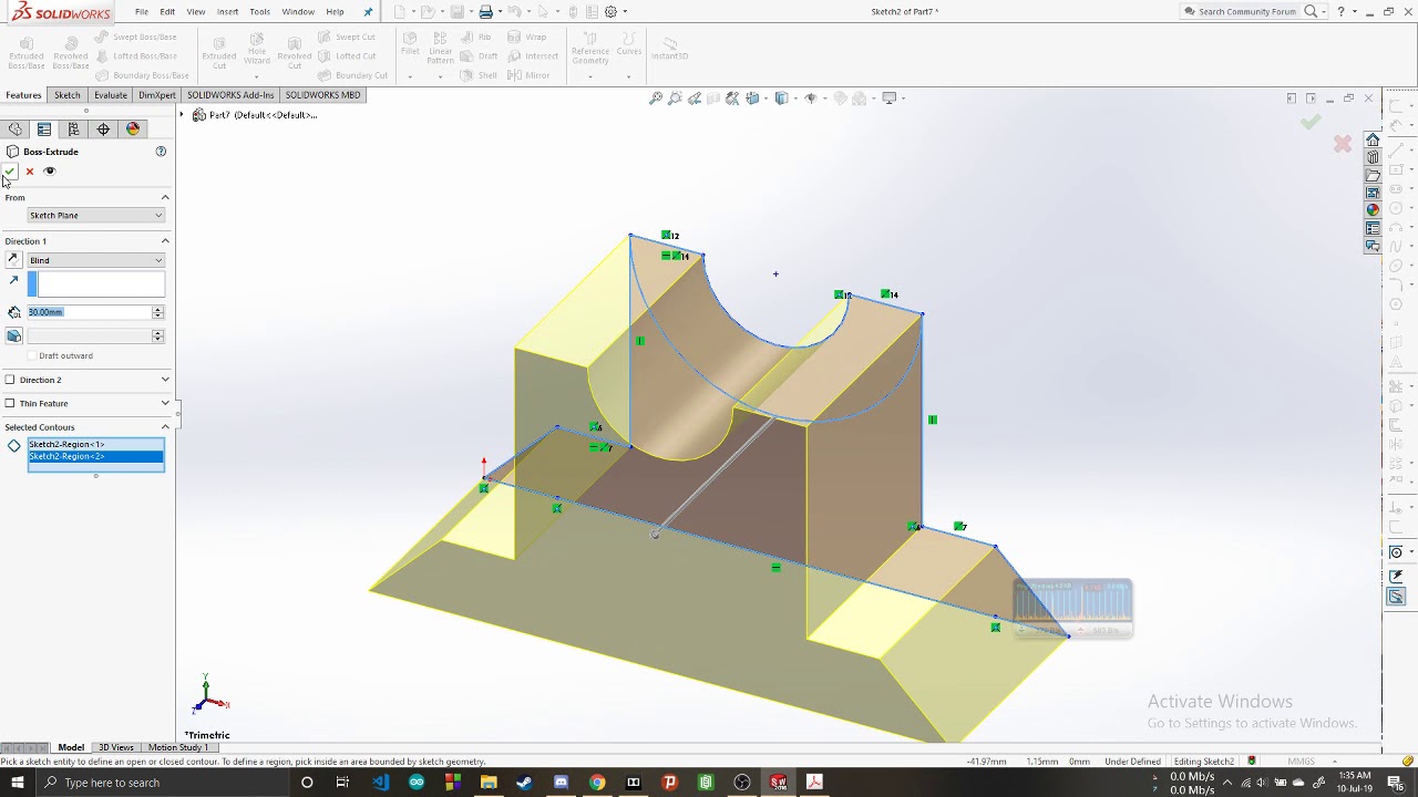 Assignments 1.1 to 1.5 | CAD Lab | SolidWorks 2016 - YouTube