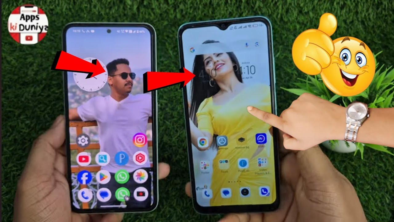 mobile mein photo kaise lagate hain | mobile screen per apna photo ...
