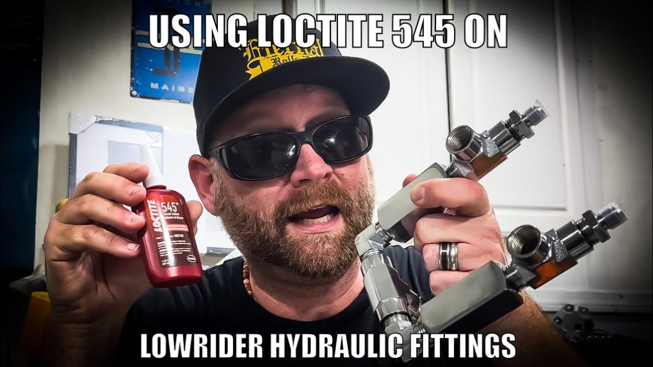 Using Loctite 545 On Lowrider Hydraulic Fittings - YouTube