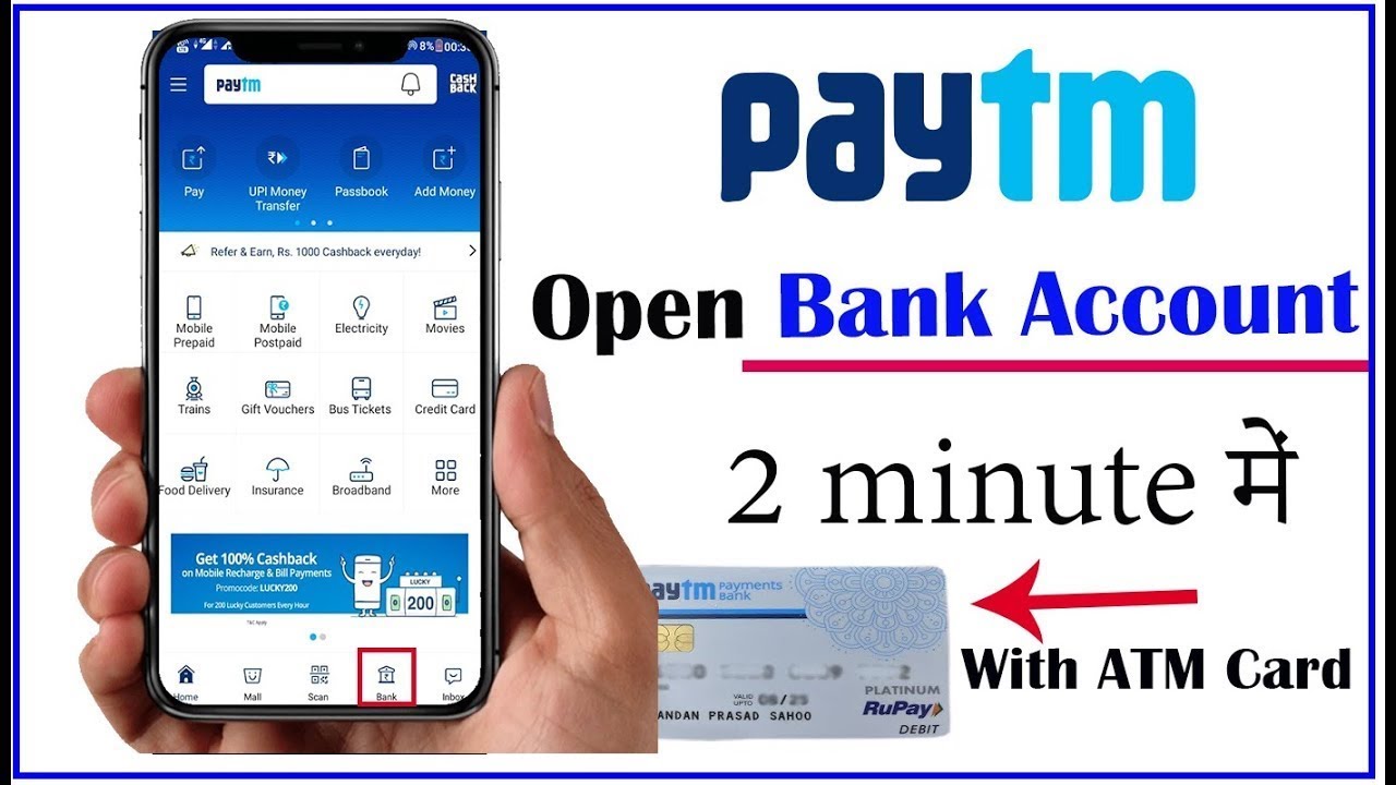 How To Open Paytm Payment Bank Account Paytm Me Saving Account Kaise