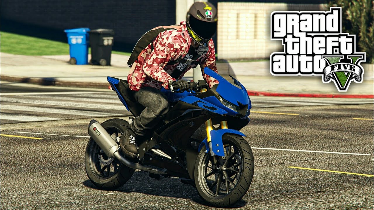 GTA V Yamaha YZF R125 แต่งงามๆ BIKERTV EP.2 - YouTube