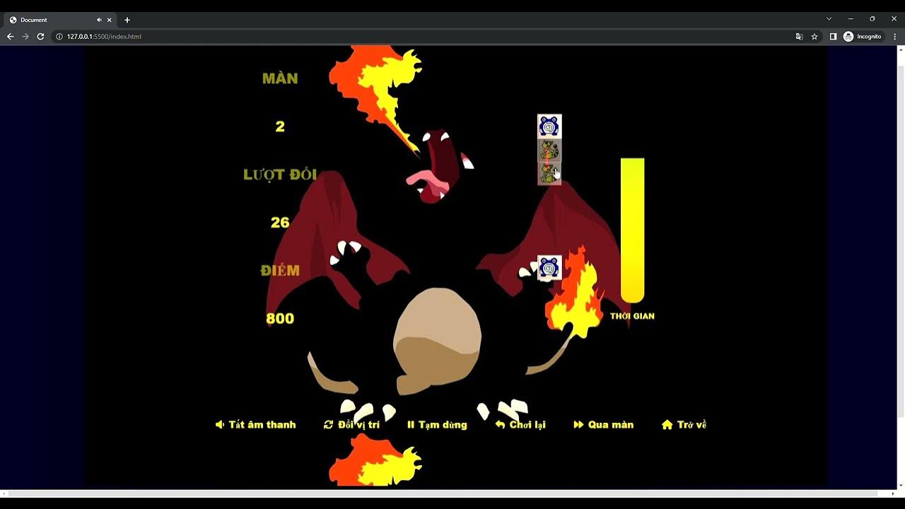 Demo Game Pikachu Htmlcssjavascrips Youtube