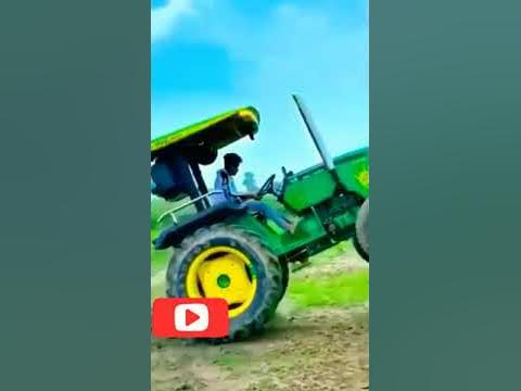 John Deere 5050D stunt 😱😱 | modify tractor | restore tractors - YouTube