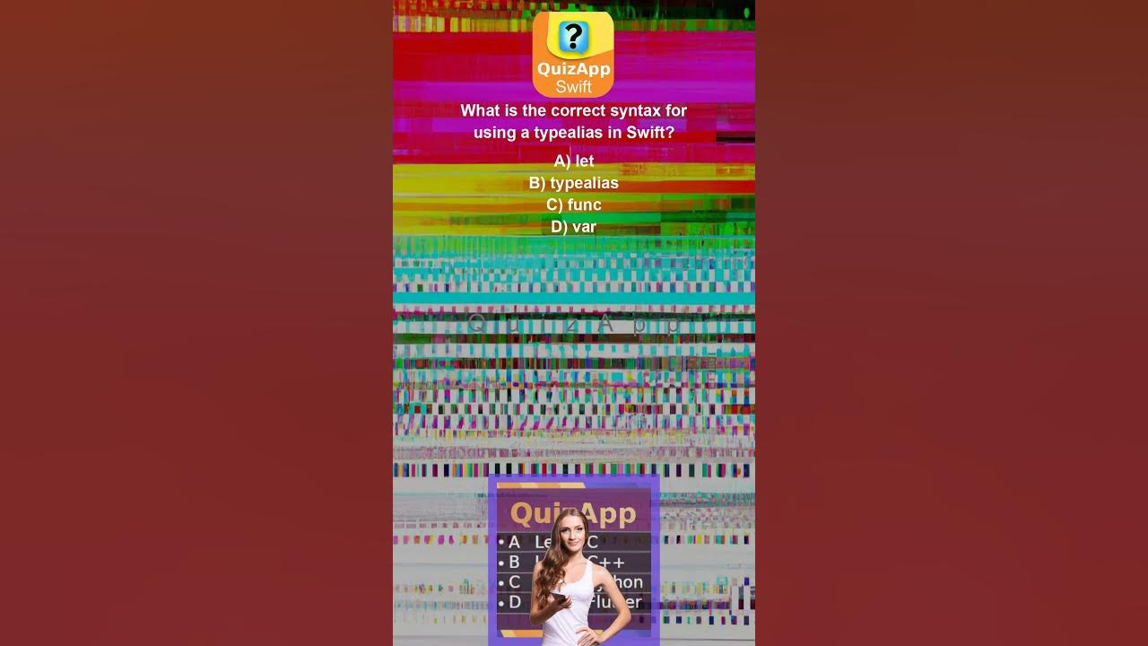 Swift What is the correct syntax for using a typealias in Swift - YouTube
