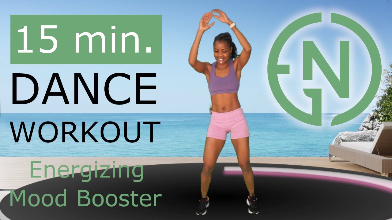 15 min Mood Booster, Energizing, Cardio Dance Workout - YouTube