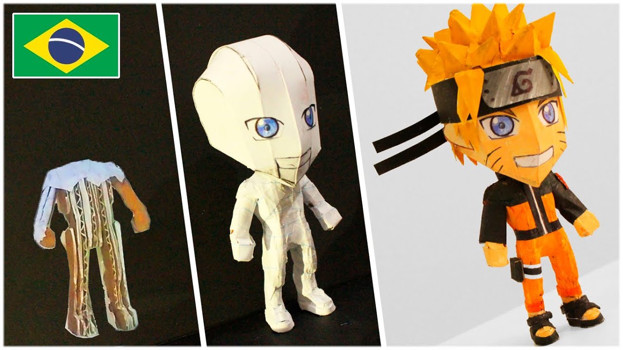 DO ZERO: NARUTO DE PAPELÃO! Naruto Shippuden! - YouTube