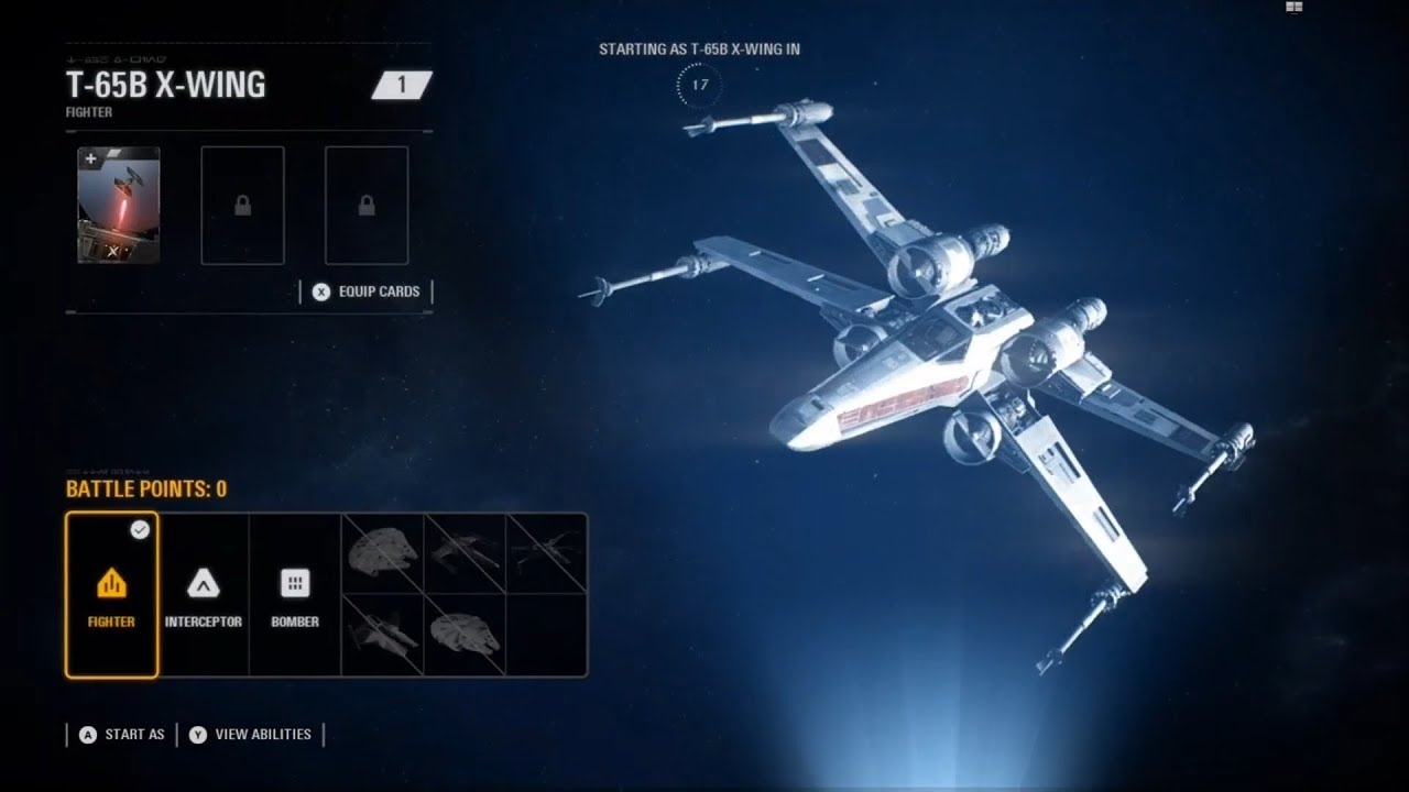 Star Wars Battlefront II | Starfighter-Assault | T-65B X-WING Gameplay ...