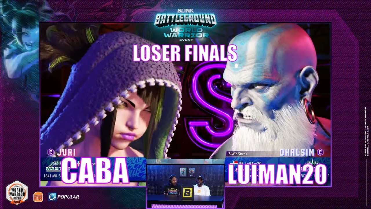 SF6: CABA VS LUIMAN20 | JURI VS DHALSIM | Capcom Pro Tour World Warrior ...