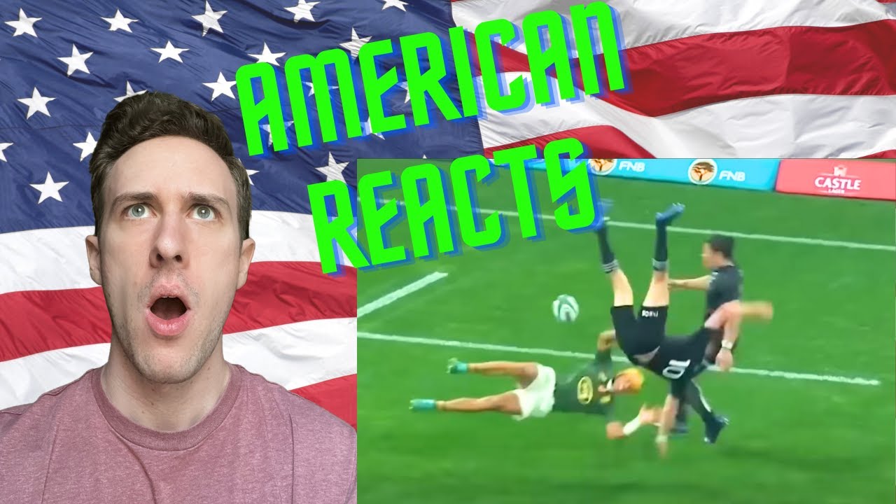 RUGBY - The most brutal sport?? AMERICAN REACTS (Rugby's hardest hits ...