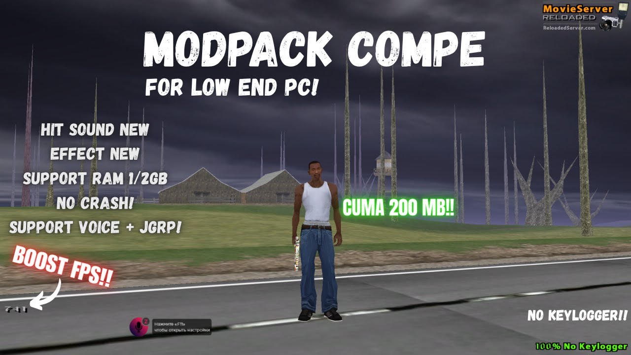 [SHARE] MODPACK GTA SAMP FOR LOW END PC BOOST 700+ FPS | SUPPORT RAM 1 ...