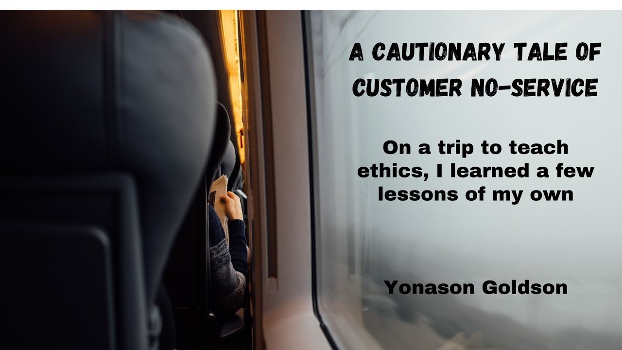 A cautionary tale of customer no-service - YouTube