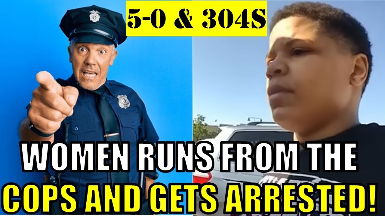 Woman shoplifts and tries to run from the cops! - YouTube