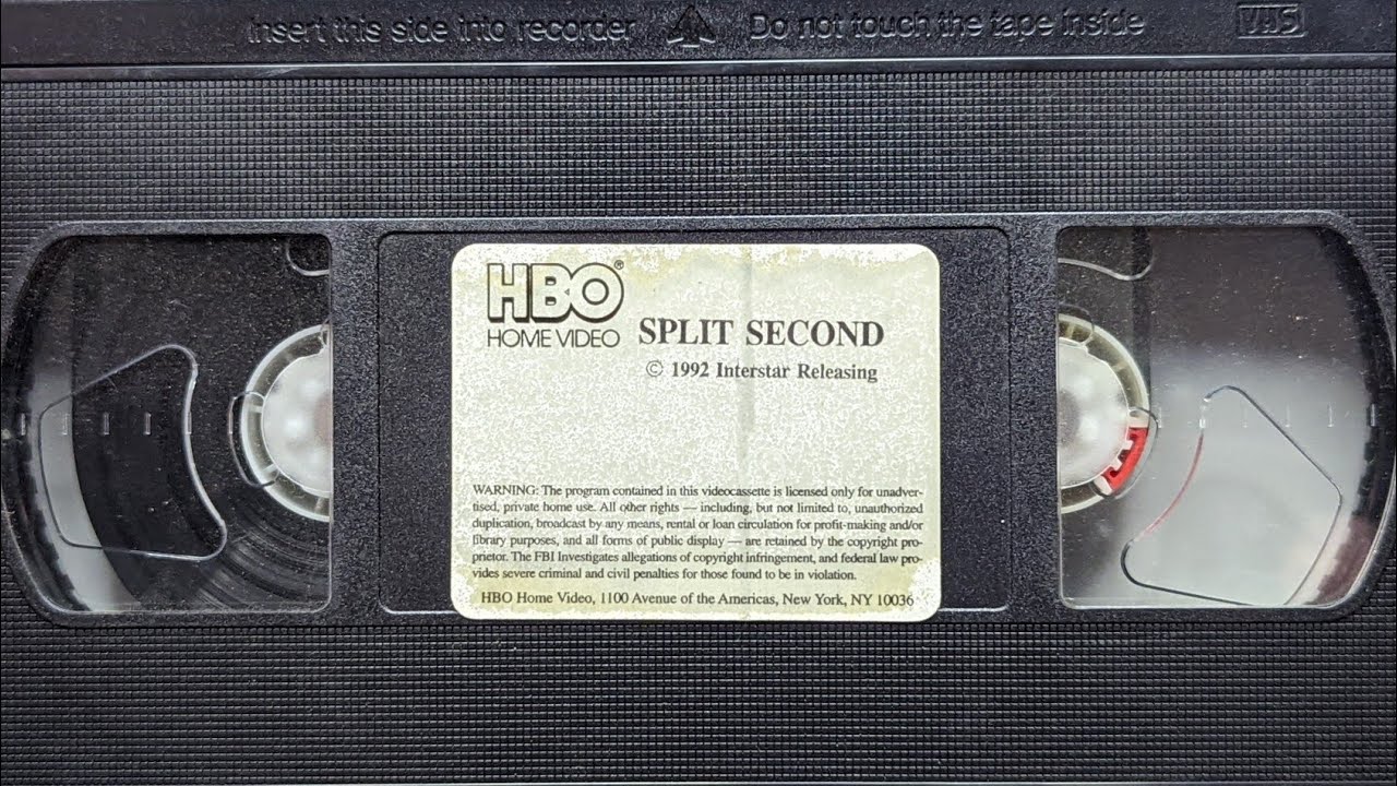 Split Second VHS Pre-Show - YouTube