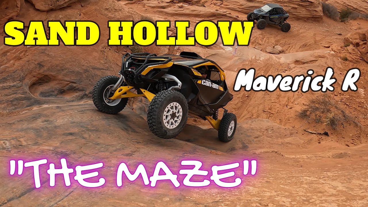 Maverick R at SAND HOLLOW "Double Sammy" to "The Maze" - YouTube