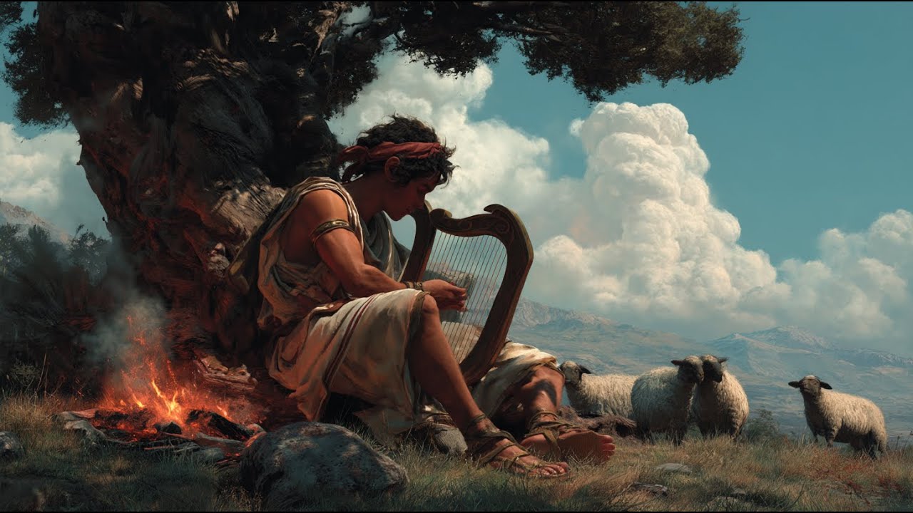 Psalm 23 in Hebrew | THE LYRE OF MEGIDDO | 1 HOUR - YouTube