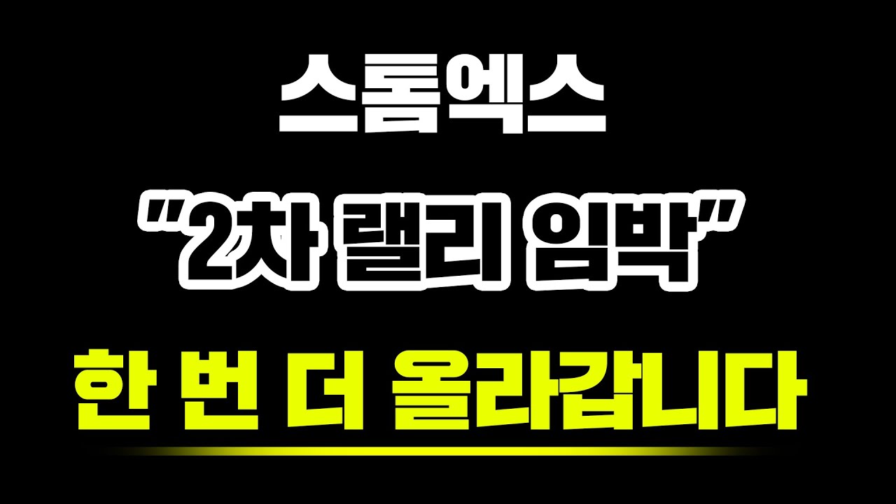 스톰엑스2차 랠리 임박한 번 더 올라갑니다 스톰엑스 스톰엑스코인 스톰엑스코인전망 Youtube