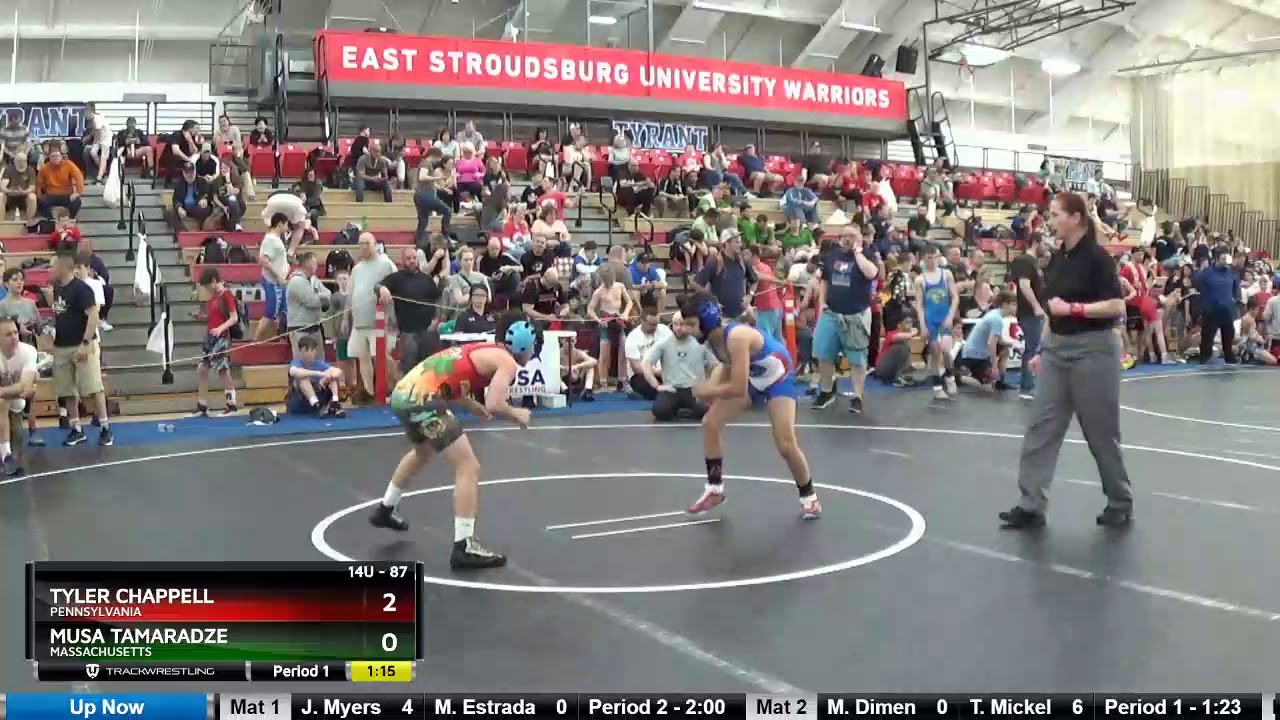 14U 87 Tyler Chappell Pennsylvania Vs Musa Tamaradze Massachusetts ...