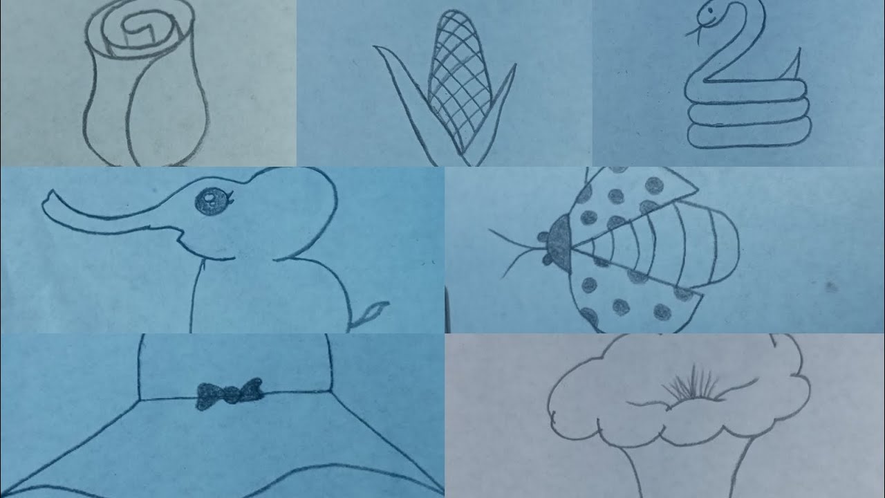 from 2=snake, 3=elephant, A=ladybug, D=hat, V=corn, rose & datura ...