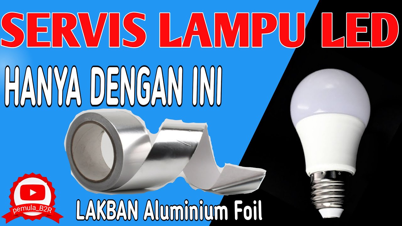 cara cepat dan mudah servis lampu led - YouTube