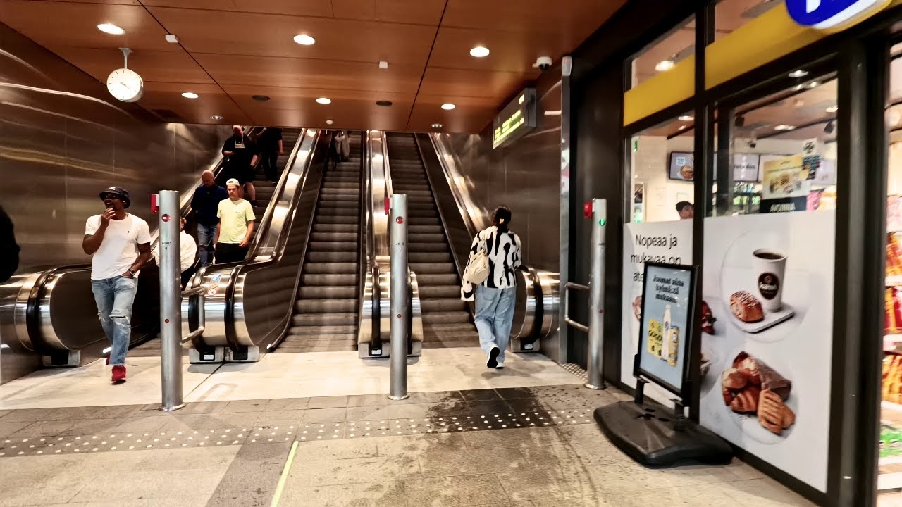 KONE Escalators In SiilintieFinland 2024 Relaxing Walk In Helsinki ...