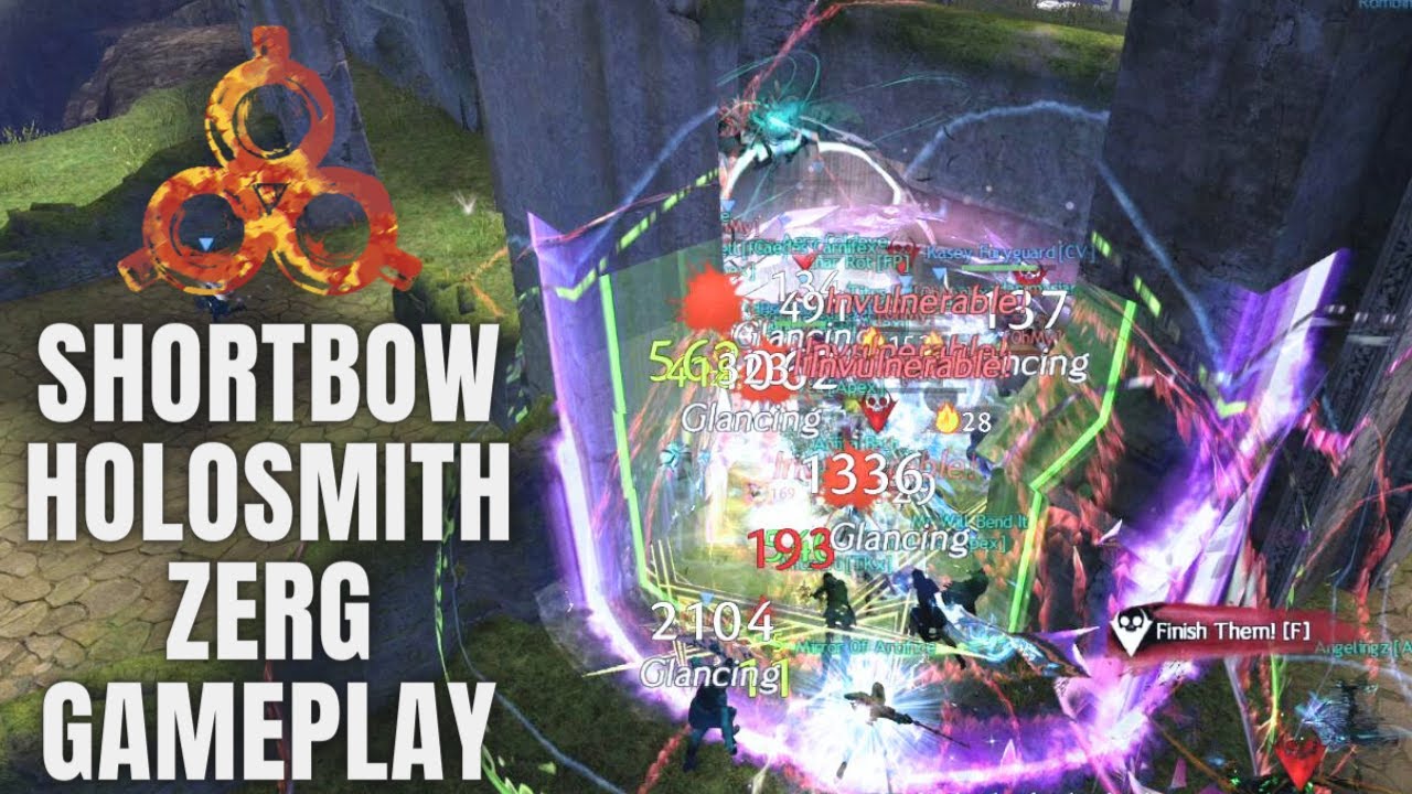 Unleashing the Shortbow Holosmith in GW2 WvW XP and Loot Farming at its ...