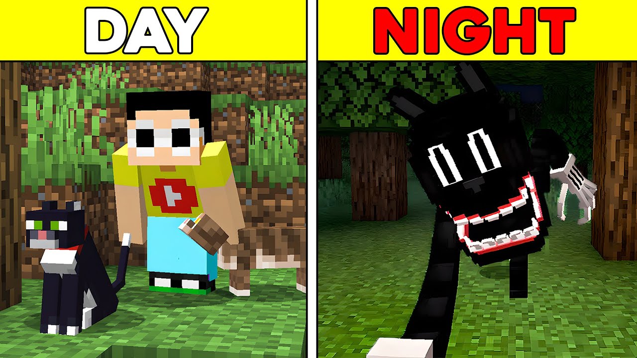 This New Horror Creature is Terrifying..|| Minecraft's Cartoon Cat ...
