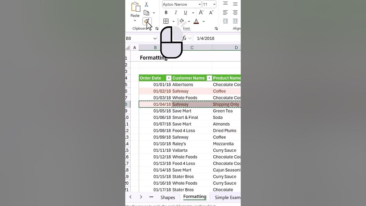 "How to Quickly Format Multiple Cells in Excel – Time-Saving Tips!" - YouTube