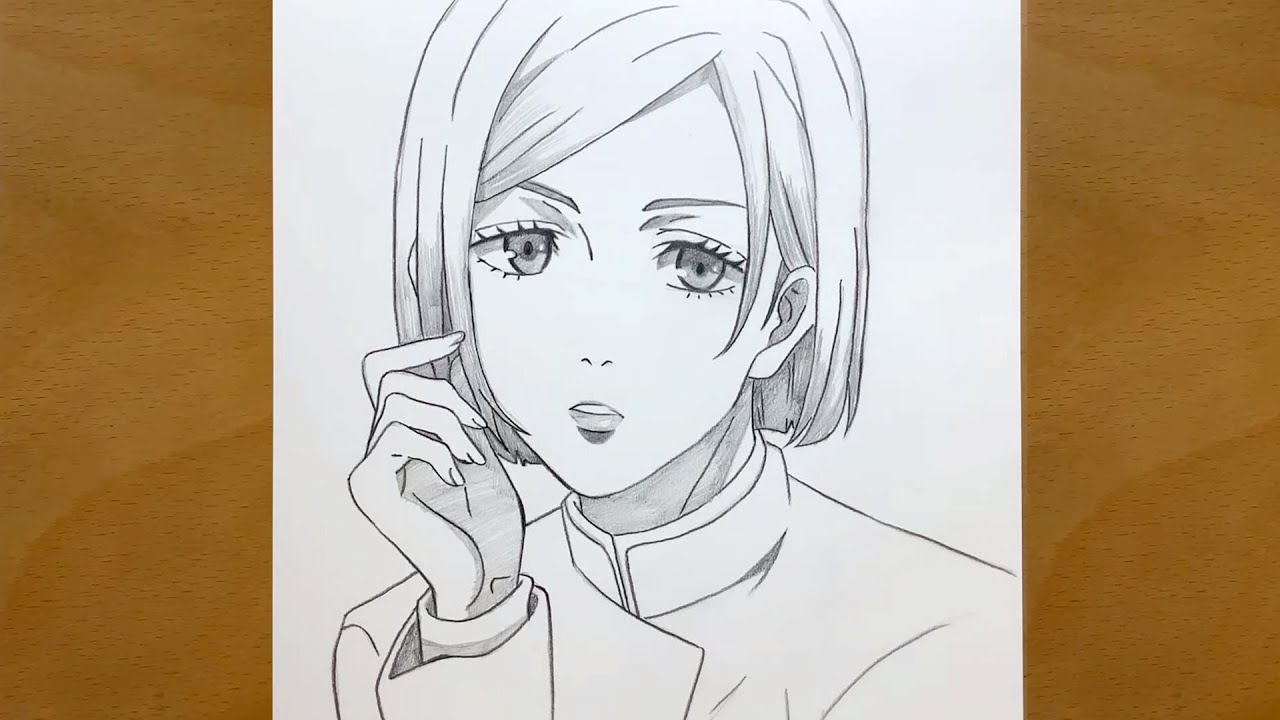 Anime drawing | How to Draw Kugisaki Nobara from Jujutsu Kaisen | step ...