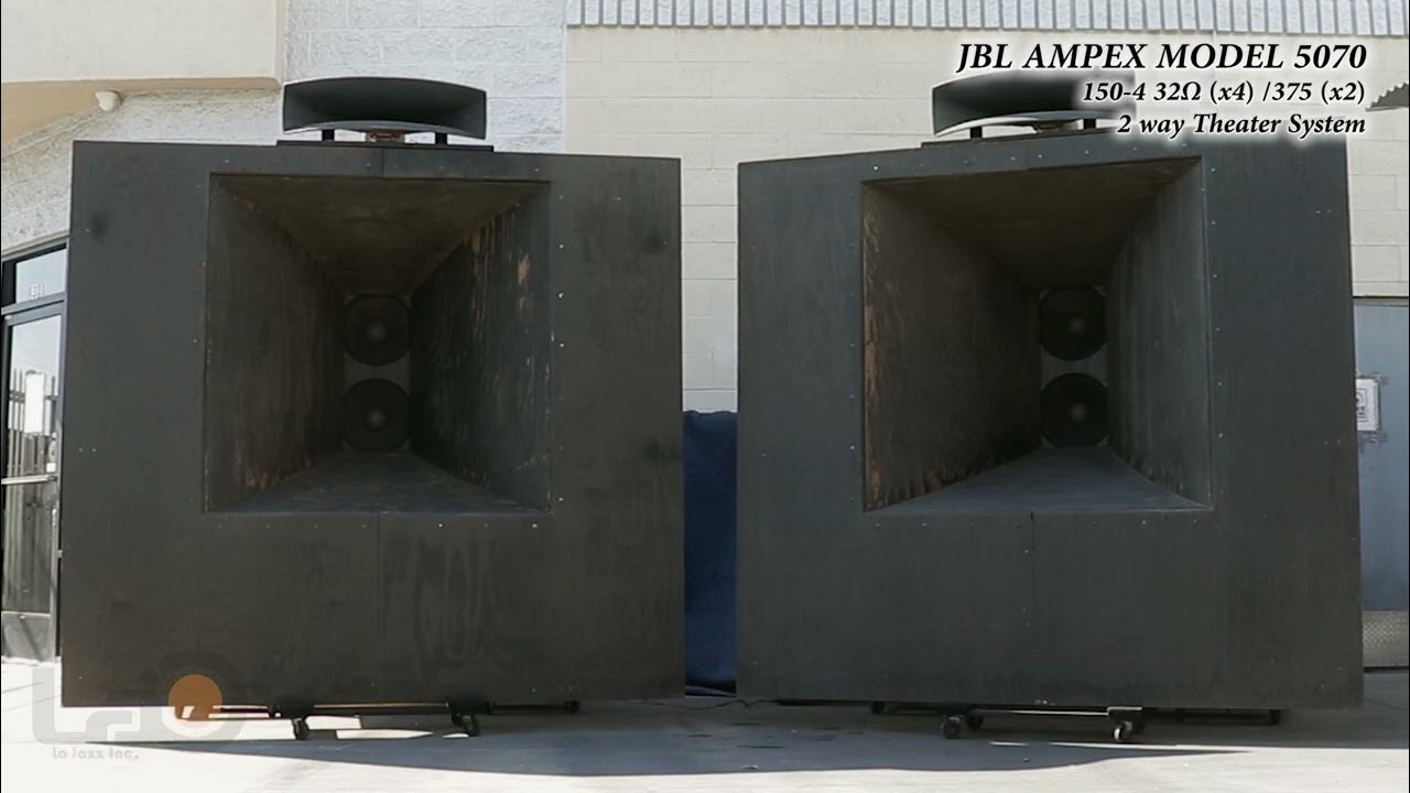 シアタースピーカー最高峰 - JBL AMPEX MODEL 5070 Theater System - (150-4 Woofer 32Ω (x4 / 375 Driver (x2)) 2 ...