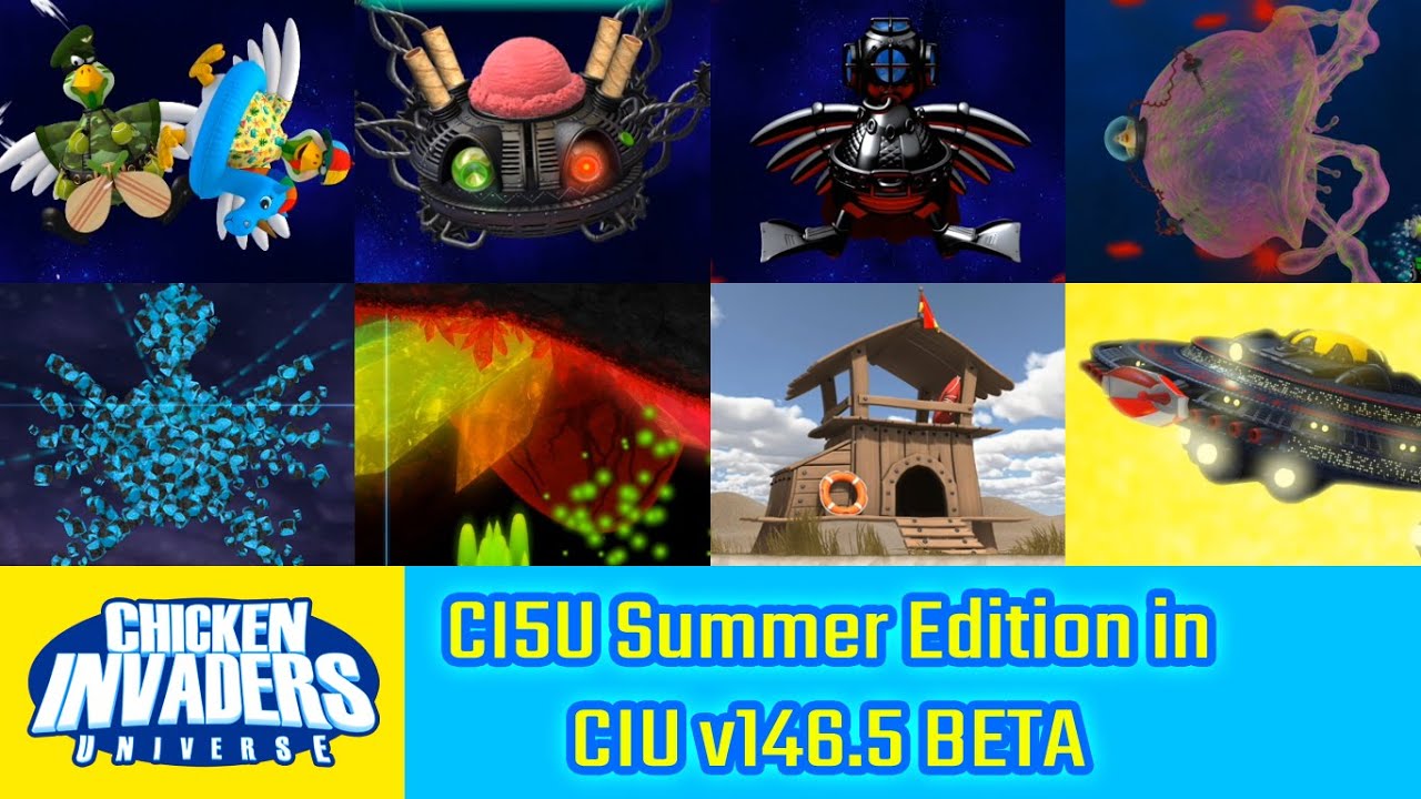 Chicken Invaders Universe (BETA) - CI5U Summer Edition in CIU v146.5 ...