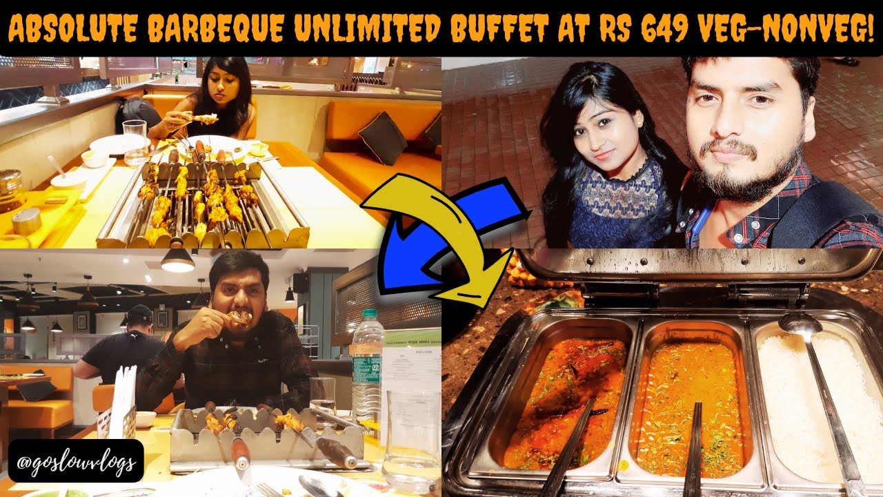 Absolute barbeque || unlimited buffet at Rs 649/-|| veg & nonveg 😍 | # ...