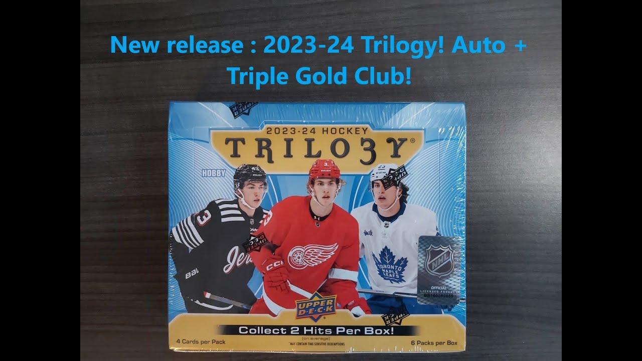 New release : 2023-24 Trilogy - An auto plus a great Triple Gold Club ...