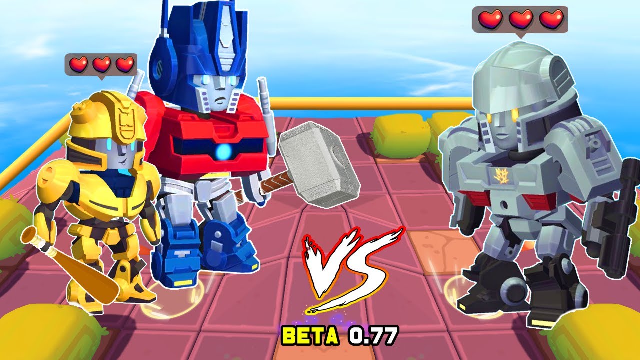 TRANSFORMERS NO NOVO MAPA DO STUMBLE GUYS (OTIMUS PRIME E BUMBLEBEE ...