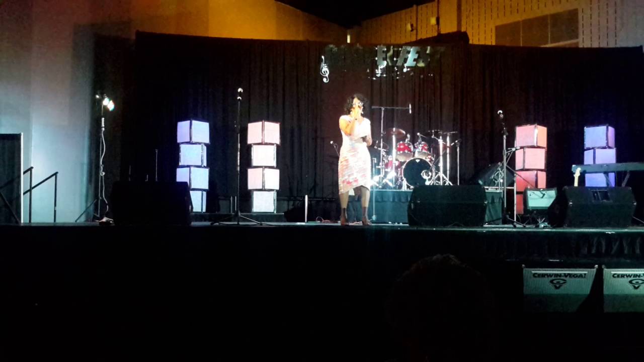 Angelia Moore singing at "Gospel Fest" in Dalton Georgia "I Look To You ...