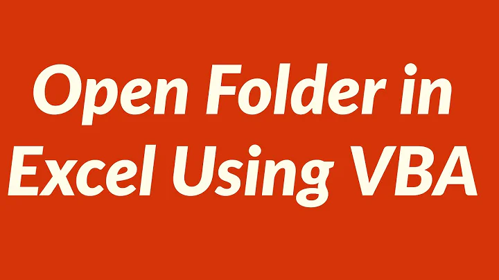 Solved Excel VBA Open A Folder 9to5Answer solved-excel-vba-open-a-folder-9to5answer