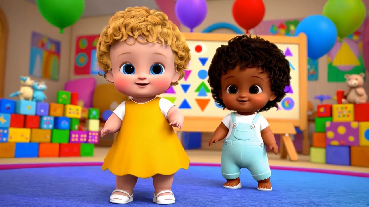 Learning Shapes Song | Fun and Educational 3D Animation for Kids 🎶🔺🔵 ...