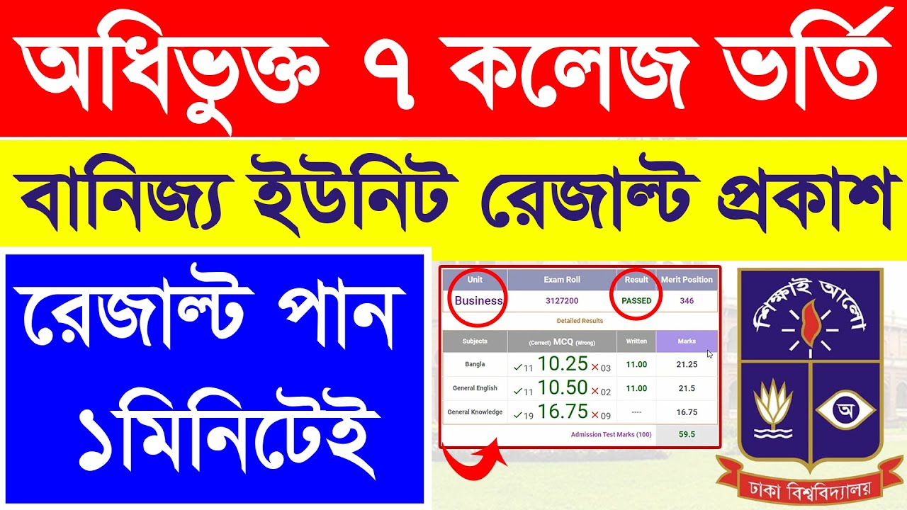 Du 7 college Admission C Unit Result 2023 | DU 7 College C Unit Result ...