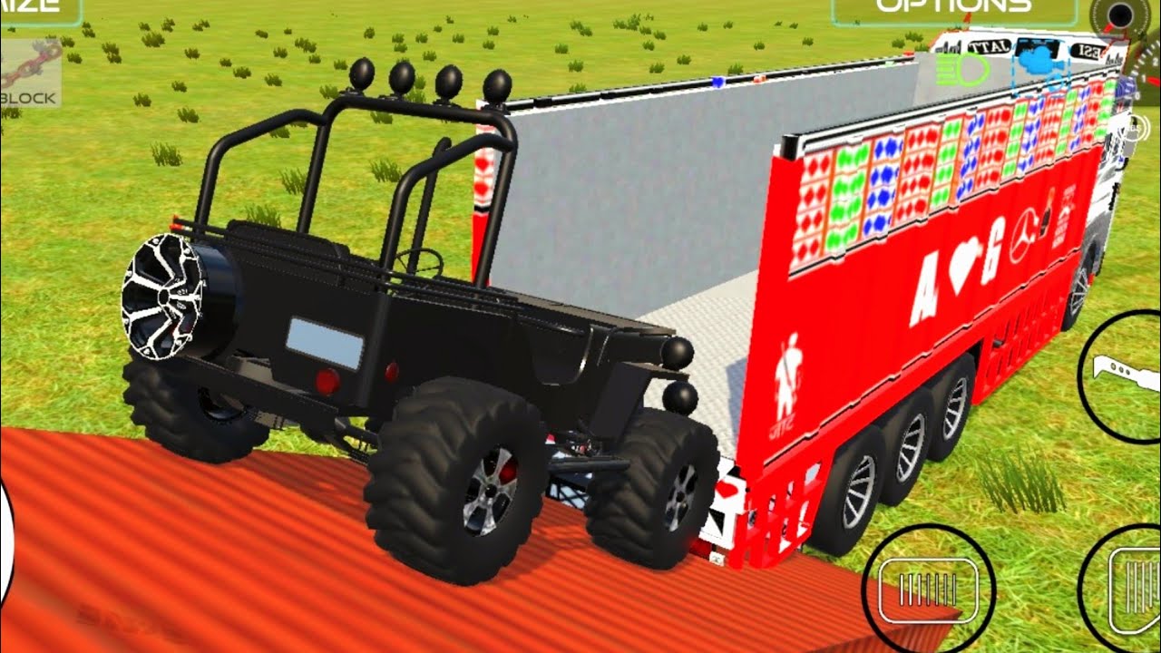 Drive Big Truck and Landi JEEP In game play | #jeep #dumpers # ...