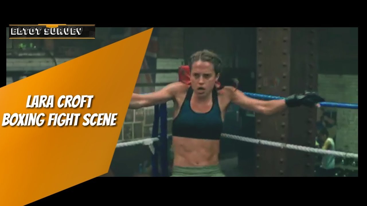 Lara croft Tomb raider boxing Scene Fight!! - YouTube