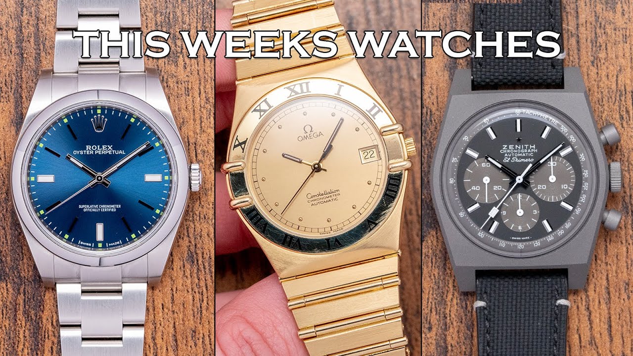 This Weeks Watches - Gold Omega Constellation, Zenith Revival Shadow ...