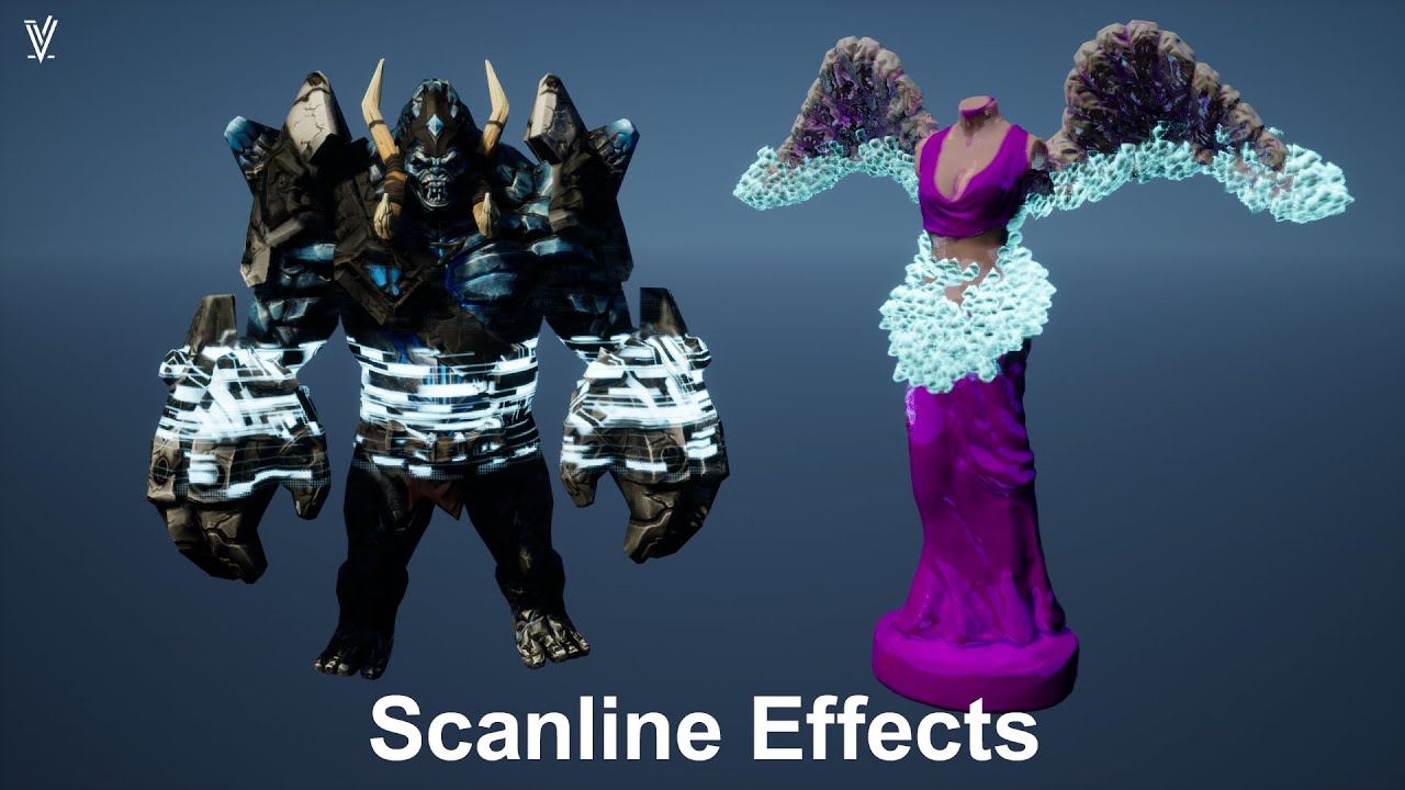 Scanline Effects - Unreal Engine - YouTube