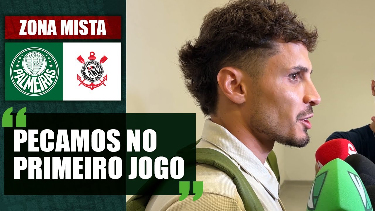 VEJA O QUE RAPHAEL VEIGA FALOU NA ZONA MISTA APÓS PALMEIRAS PERDER A FINAL DO PAULISTÃO 2025 ...